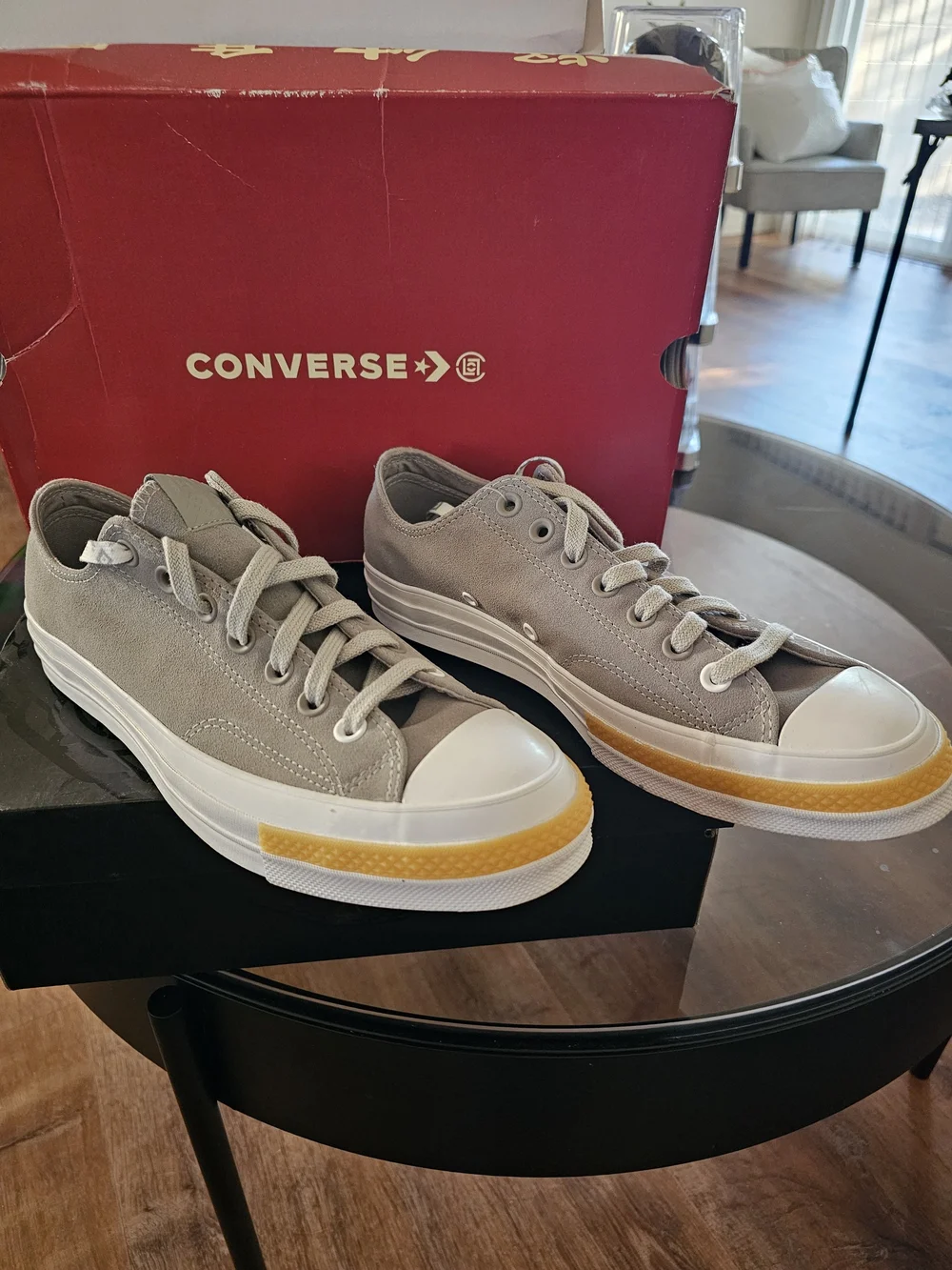 Converse | Shoes | Converse Mens Chuck 7 Lowtop Canvas Sneakers Light ...